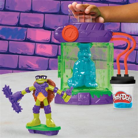 Play Doh Teenage Mutant Ninja Turtles Mutation Station Playset Bendy 4