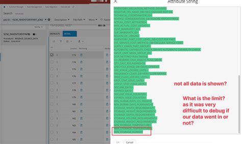 Bug Data Migration Attribute String Limited How To View Temp