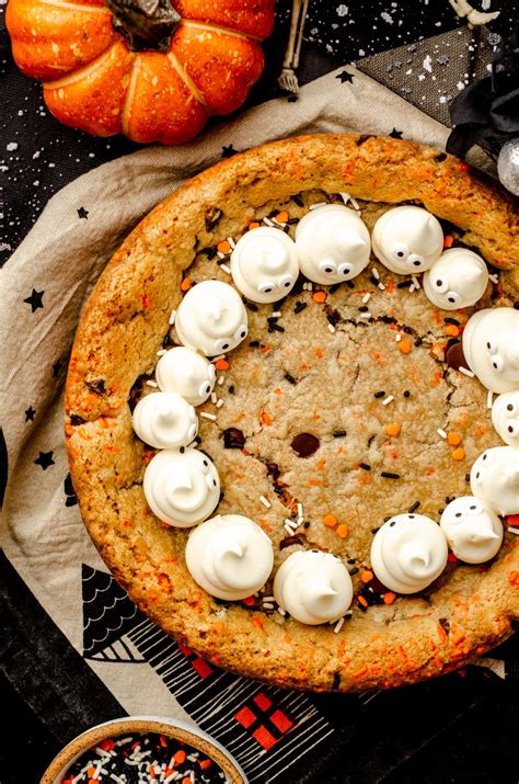 Easy Halloween Cookie Cake Recipe Fresh April Flours