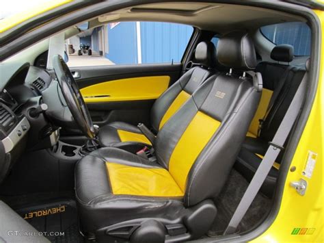 Ebonyyellow Interior 2006 Chevrolet Cobalt Ss Supercharged Coupe Photo