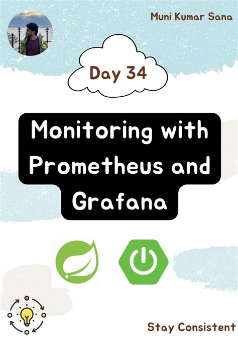 muni kumar sana on linkedin 🚀 day 34 learning monitoring with prometheus and grafana 📊 today s…