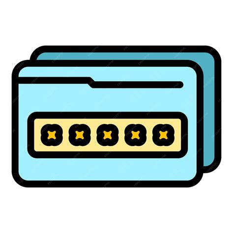 Premium Vector Digital Cipher Icon Outline Digital Cipher Vector Icon Color Flat Isolated