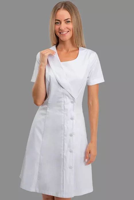 Медичні халати жіночі Купити білі халати в інтернет магазині ТМ