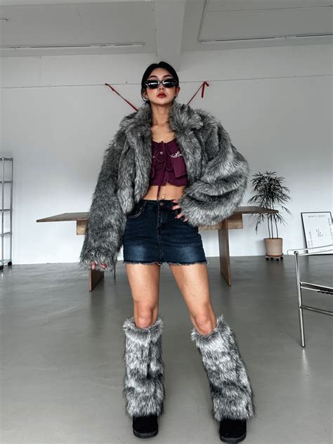 빛날희 텍사스 퍼 자켓