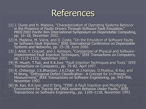 ppt software faults and fault injection models powerpoint