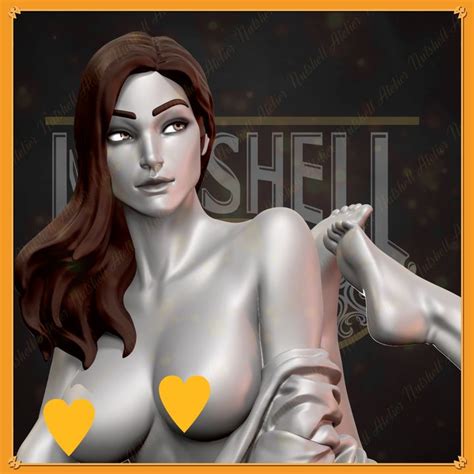 3d Printable Nutshell Atelier White Shirt Girl Bundle Nsfw By