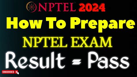 Nptel Exam Pattern Preparation Hacks Youtube