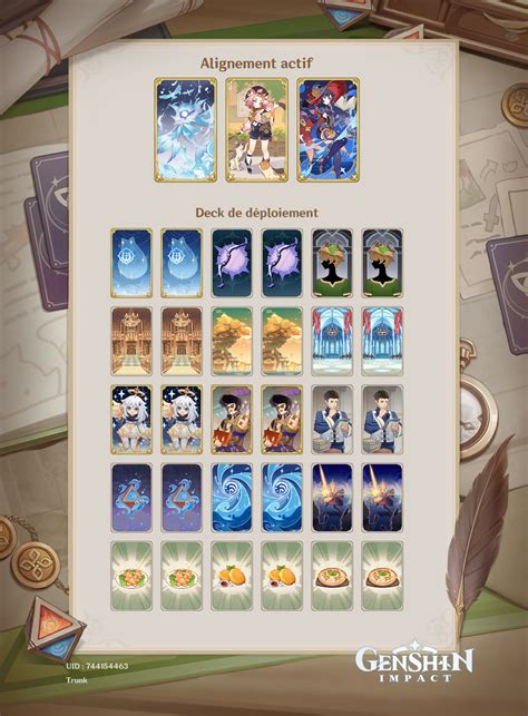 Tcg Deck Vive Diona Genshin Impact Hoyolab