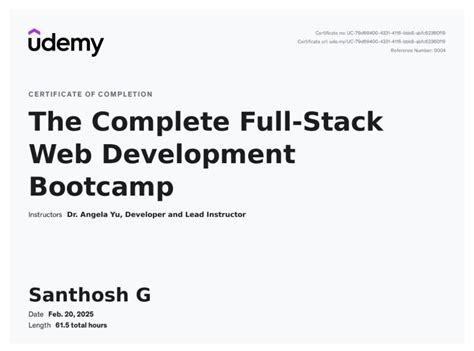 🌐 Proud To Share That Ive Completed “the Complete Full Stack Web