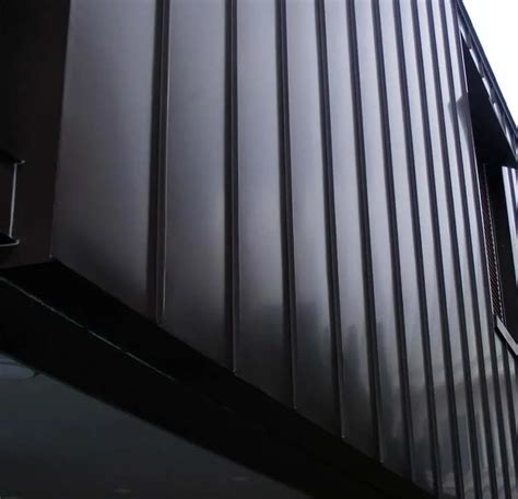 Architectural Wall Cladding System Single Lock Standing Seam Cladding
