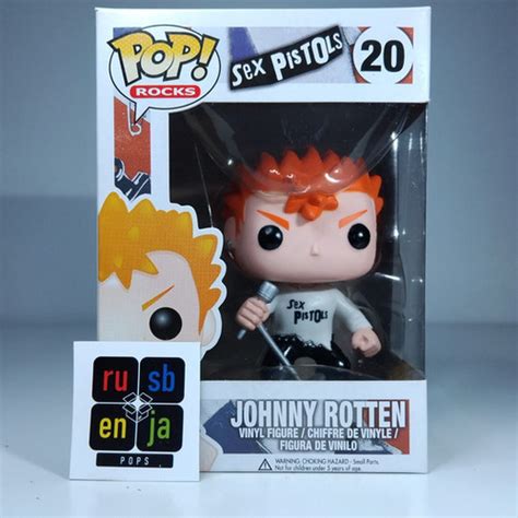 Funko Pop Rocks The Sex Pistols Johnny Rotten 20 Rusbenjapops