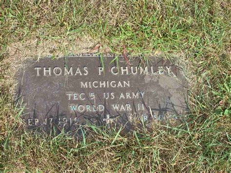 Thomas P Chumley 1915 1974 Find A Grave Memorial