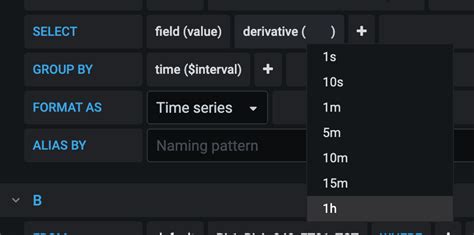 influxdb integral aggregation does not provide option to specify time unit · issue 31996