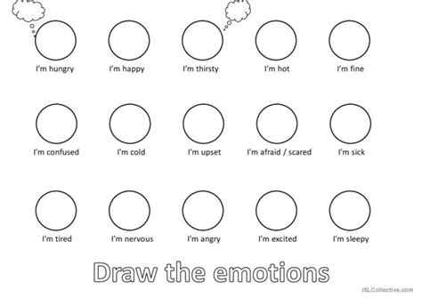 Draw Emotion And Feeling Français Fle Powerpoints