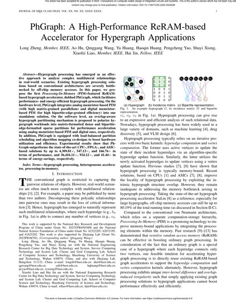 Pdf Phgraph A High Performance Reram Based Accelerator For