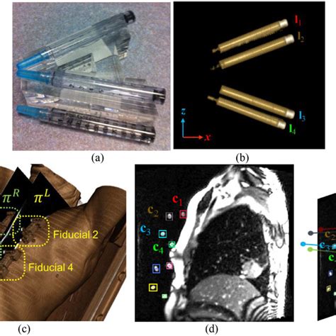 Fiducial Tracking A The Photograph Of The Fiducial Composed Of Four Download Scientific