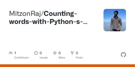 Github Mitzonrajcounting Words With Python S Counter