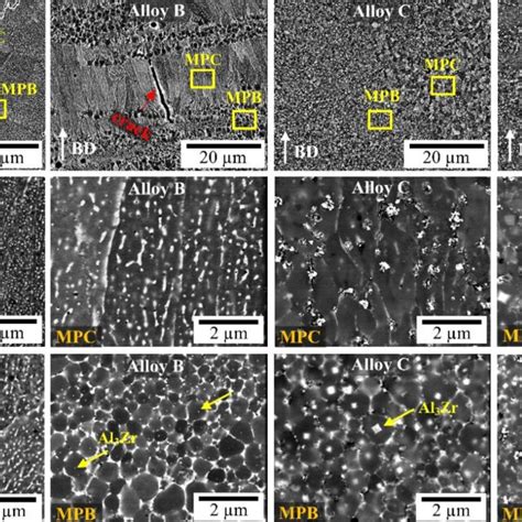 Bse Images Showing The Cross Section Microstructure Of The Four Download Scientific Diagram