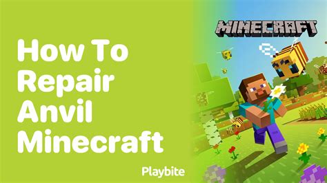 How To Repair An Anvil In Minecraft Playbite