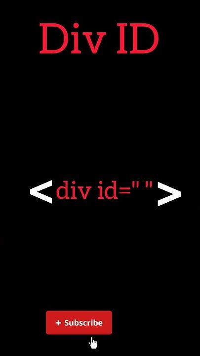 Html Div Tag Div Class Div Id Shortcuts In Vs Code Html Html5