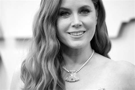 Amy Adams Oscars 2019 Black And White Iii Pic