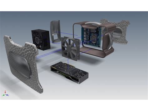 Mini ITX Computer Case Freelance Electronic Devices Cad Crowd