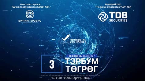 Bg Bond АМЖИЛТТАЙ АРИЛЖААЛАГДЛАА 2023 03 14 ны өдөр Биржийн бус зах зээлд Бичил Глобус Финанс