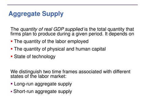 Ppt Aggregate Supply And Aggregate Demand Powerpoint Presentation
