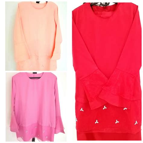 Promo Baju Kurung Modern Simple Murah Trendy Baju Tunang Bajet Bridemaid Kenduri Kawin Baju