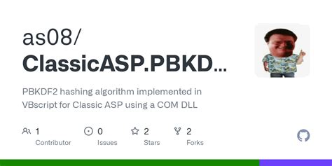 github as08 classicasp pbkdf2 pbkdf2 hashing algorithm implemented