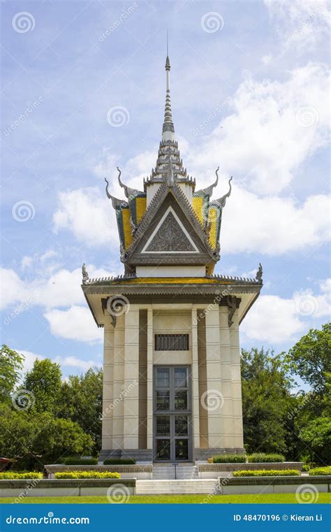 genocide memorial phnom penh cambodia editorial photo image of architecture copy 48470196