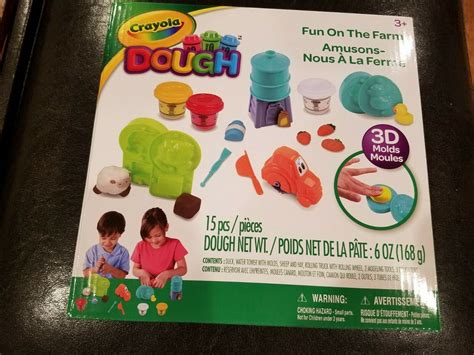 Crayola Modeling Dough Set 15 Piece Farm Activity Pack Comes With 3 Packs
