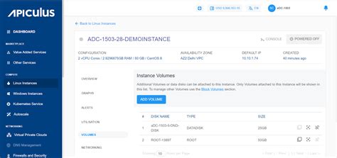 Volume Management Apiculus Technical Documentation