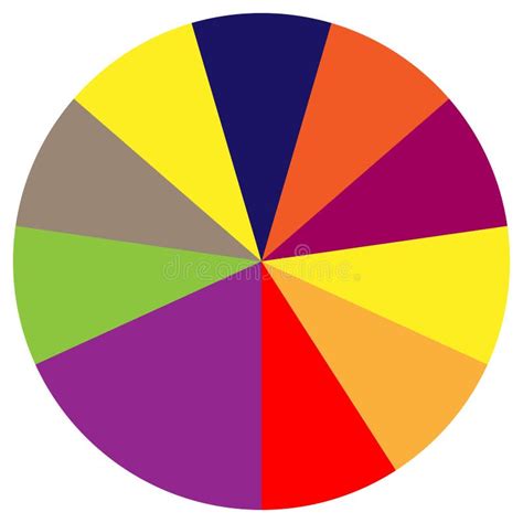 Segmented Circle Pie Graph Pie Chart Infographics Presentation