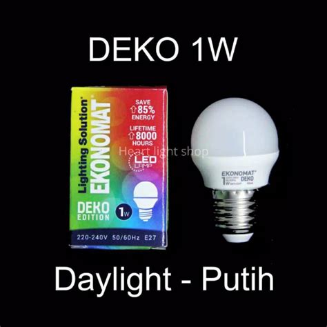 Jual Lampu Tidur Led W Putih Daylight Ekonomat Deko W Putih Daylight Lampu Kafe Lampu Dekorasi