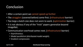Distributed Deep Learning PPT