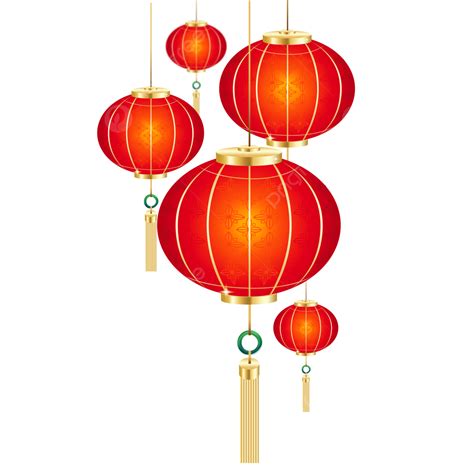 Lamp Chinese New Year Red Carnival Festival Lantern Lantern Red