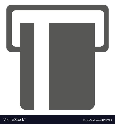 Card Puncing On Atm Royalty Free Vector Image Vectorstock