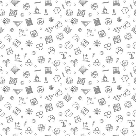 Stem Learning Vector Seamless Pattern Science Background 12777641 Vector Art At Vecteezy