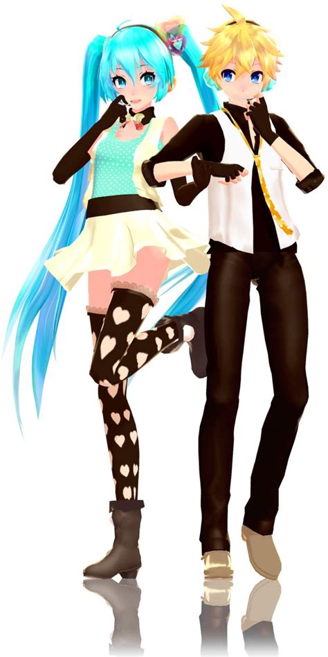 Vocaloid Miku X Len Vocaloid Miku Hatsune Miku