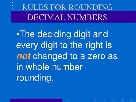 PPT ROUNDING DECIMALS PowerPoint Presentation Free Download ID
