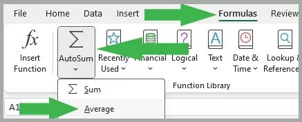 AVERAGE Function Excel Quick Guide Acuity Training