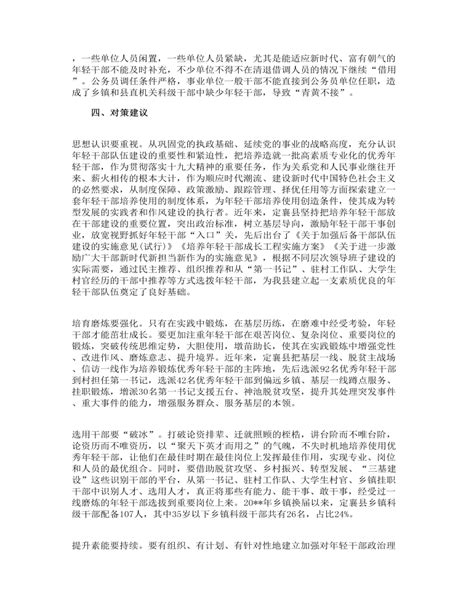 干部队伍建设情况调研报告优选下载 LFPPT
