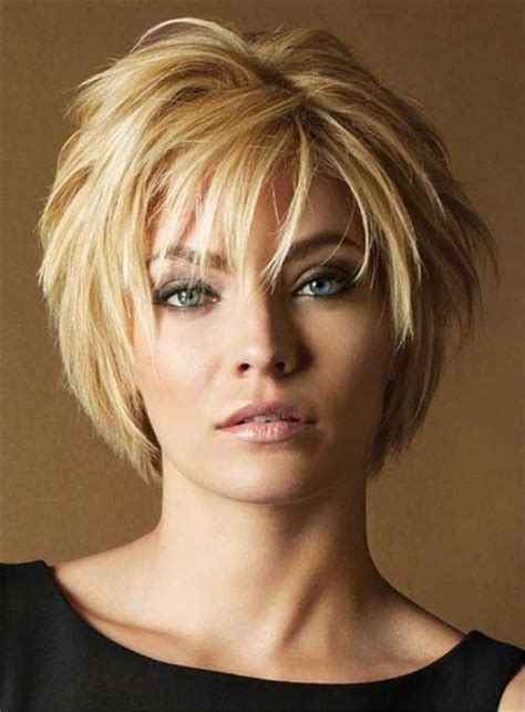 Short Layered Straight Human Hair With Bangs Capless Wigs Стрижка