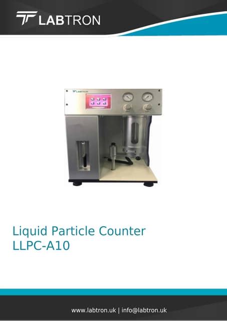 liquid particle counter pdf