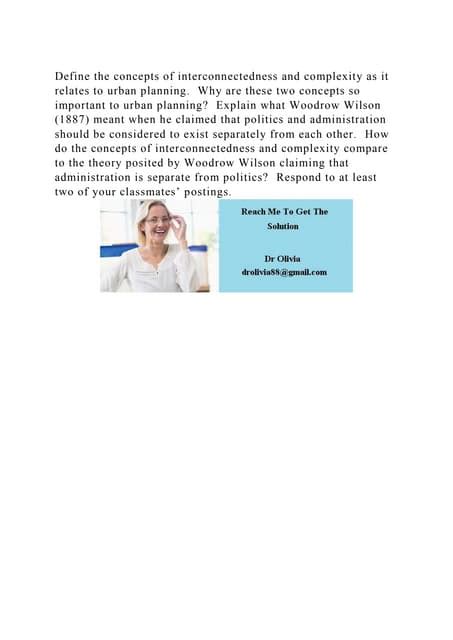 Define The Concepts Of Interconnectedness And Complexity As It Relatdocx