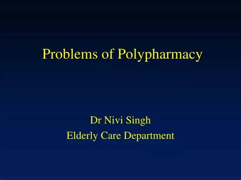 Ppt Problems Of Polypharmacy Powerpoint Presentation Free Download