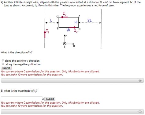 Solved A Rectangular Loop Of Wire With Sides H Cm And W Chegg
