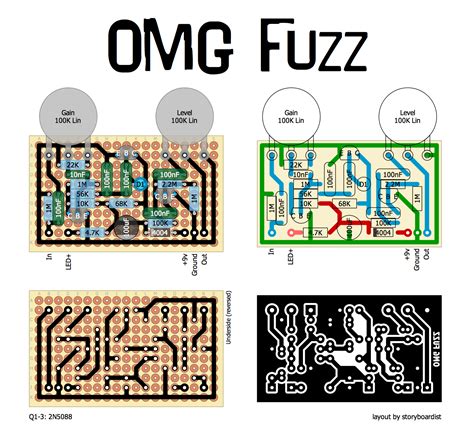 Perf And PCB Effects Layouts OMG Fuzz