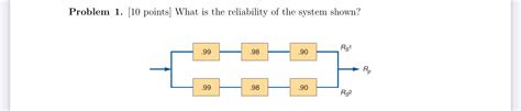 Solved Problem Points What Is The Reliability Of The Chegg